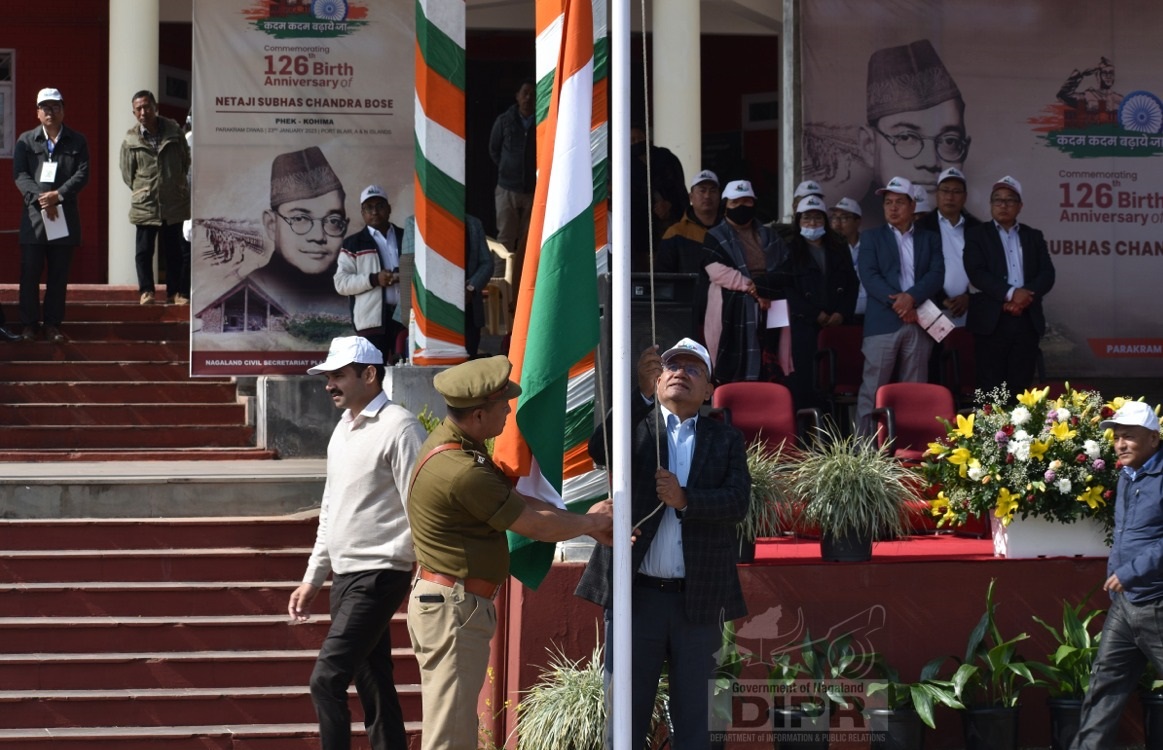 126th BIRTH ANNIVERSARY OF NETAJI SUBHASH CHANDRA BOSE HELD AT KOHIMA | DIPR Nagaland-Department ...